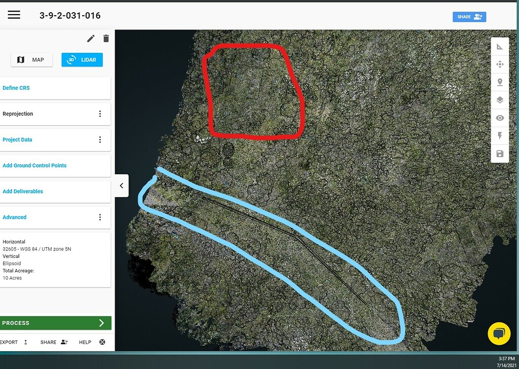 Colorized point cloud failure - ROCK robotic