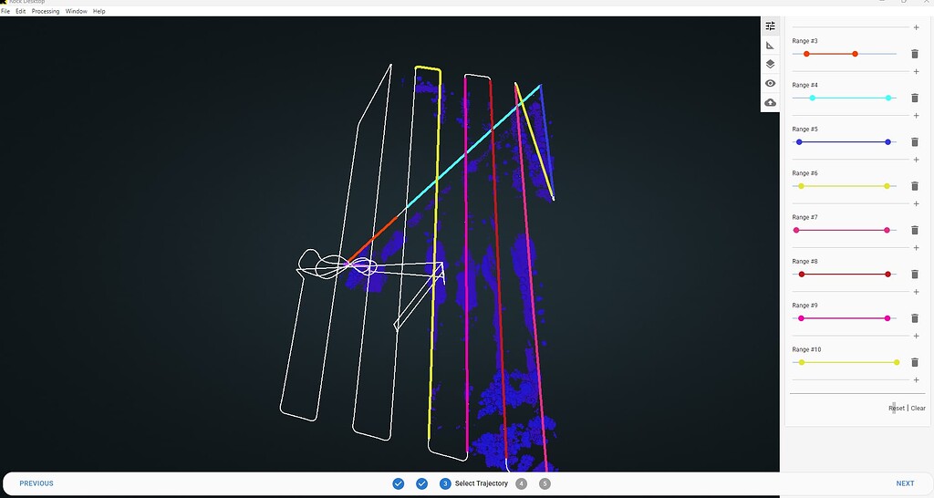 Trajectory Editor- Range shortage - ROCK Desktop - ROCK robotic